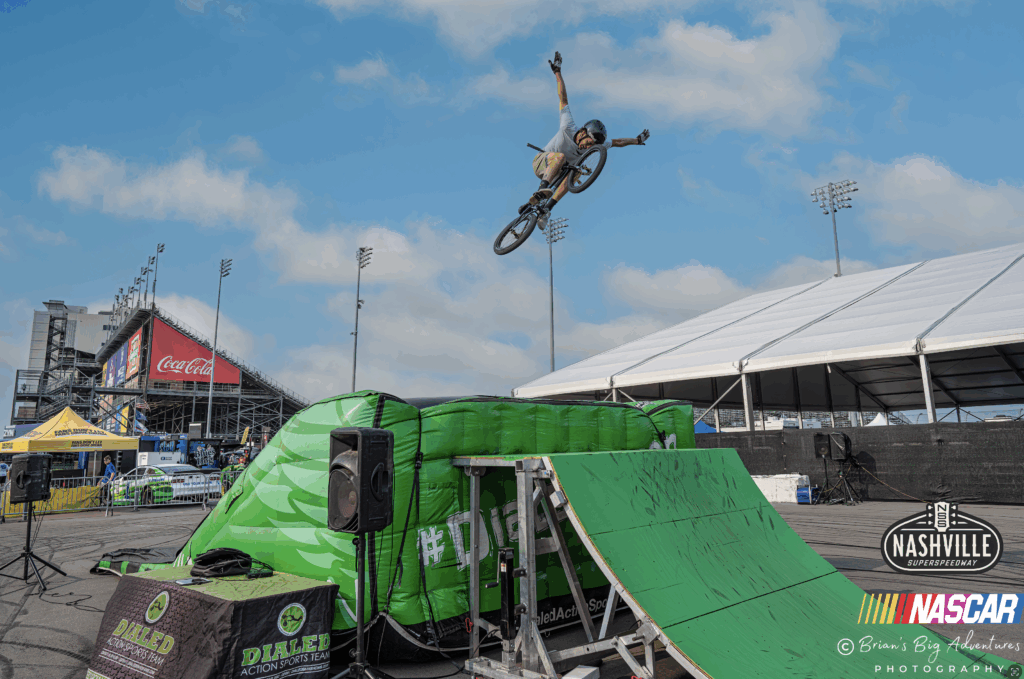 NASCAR Fan Zone Entertainment - Dialed Action Sports Thrills Crowds at the 2025 NASCAR Cup ...